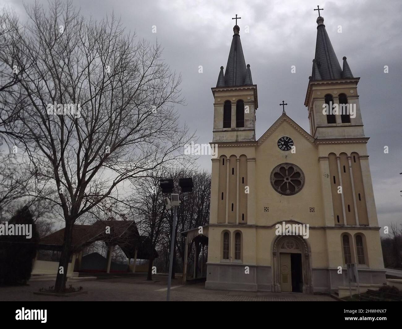 Church of Our Lady of the Snows on Tekije Stock Photo - Alamy