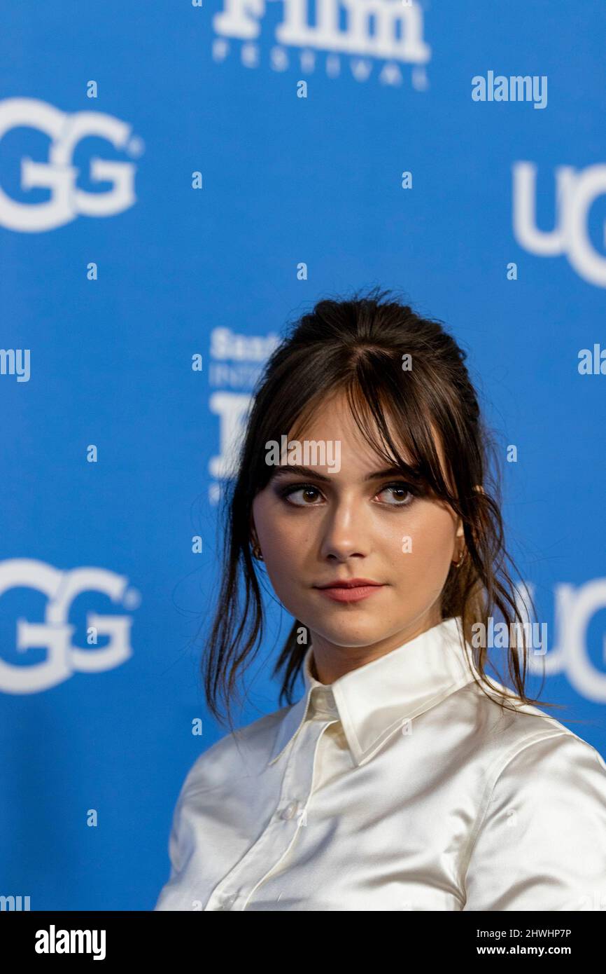 Santa Barbara, USA. 05th Mar, 2022. Red carpet arrivals, Emilia Jones ...