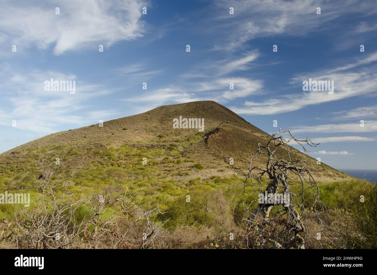 Azufre Mountain Natural Monument in Mazo. La Palma. Canary Islands ...