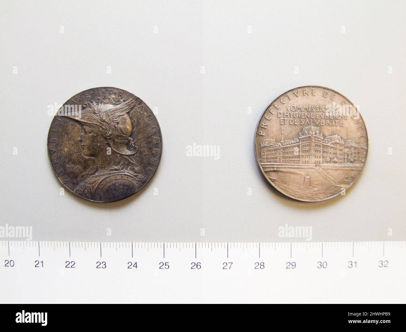 Medal of Banque de France. Artist: Louis-Oscar Roty, French, 1846–1911 ...