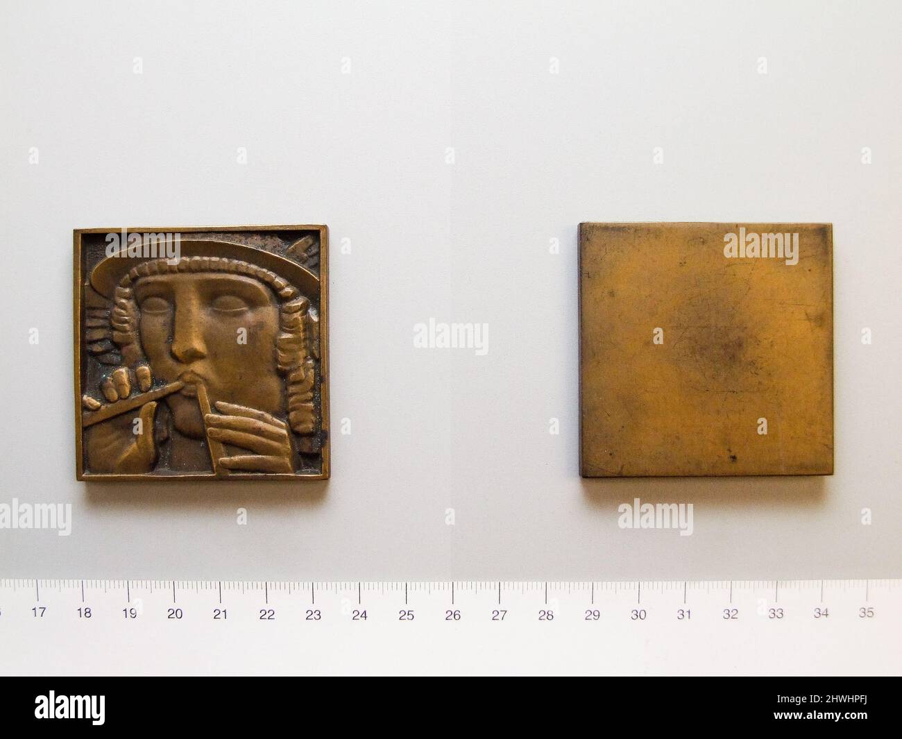 Man Playing the Pipes. Artist: Marcel Renard, French, born 1893 Stock ...