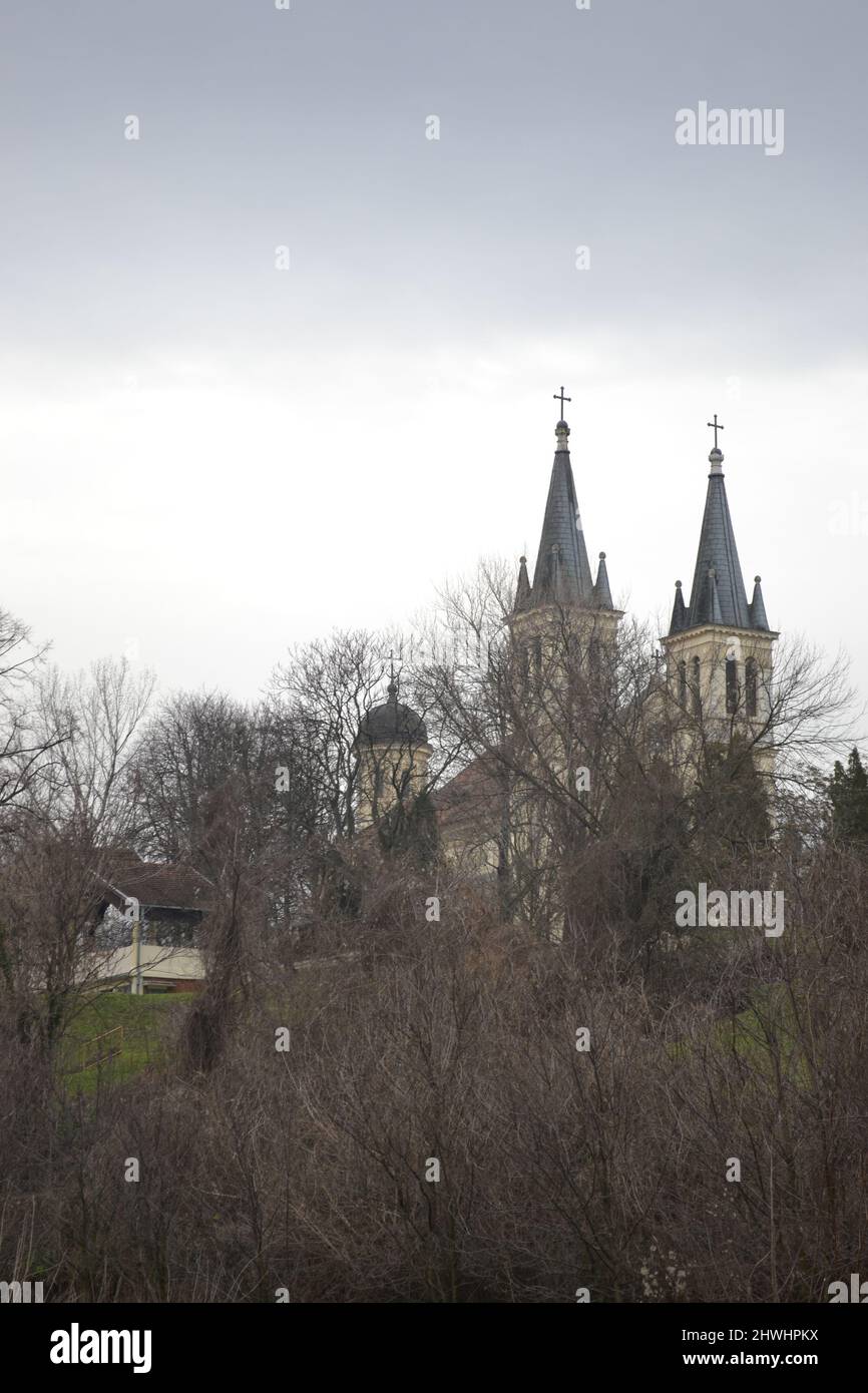 Dome of the Church of Our Lady of the Snows on Tekije Stock Photo - Alamy