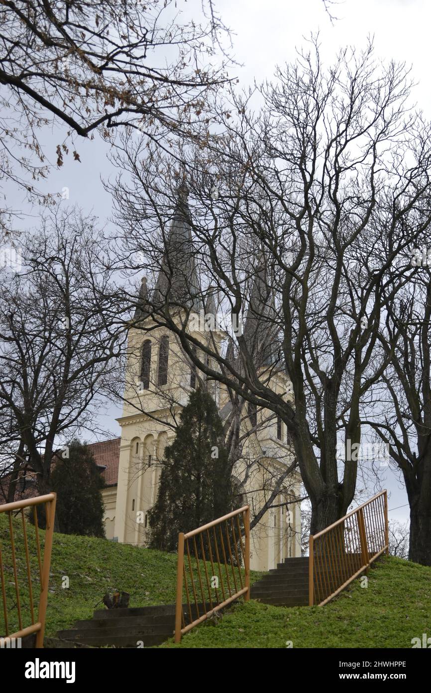 Dome of the Church of Our Lady of the Snows on Tekije Stock Photo - Alamy