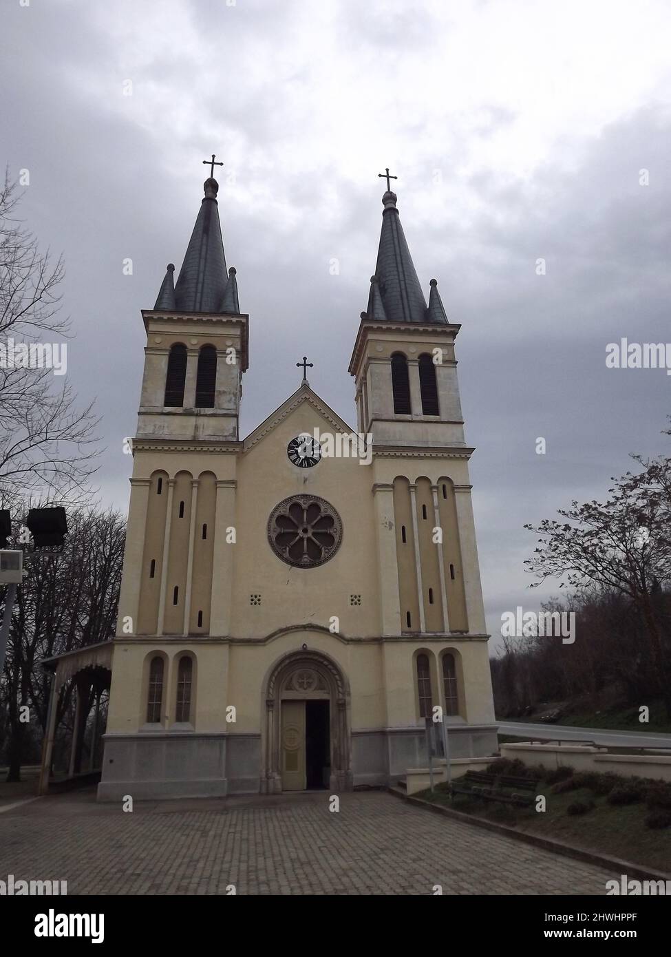 Church of Our Lady of the Snows on Tekije Stock Photo - Alamy