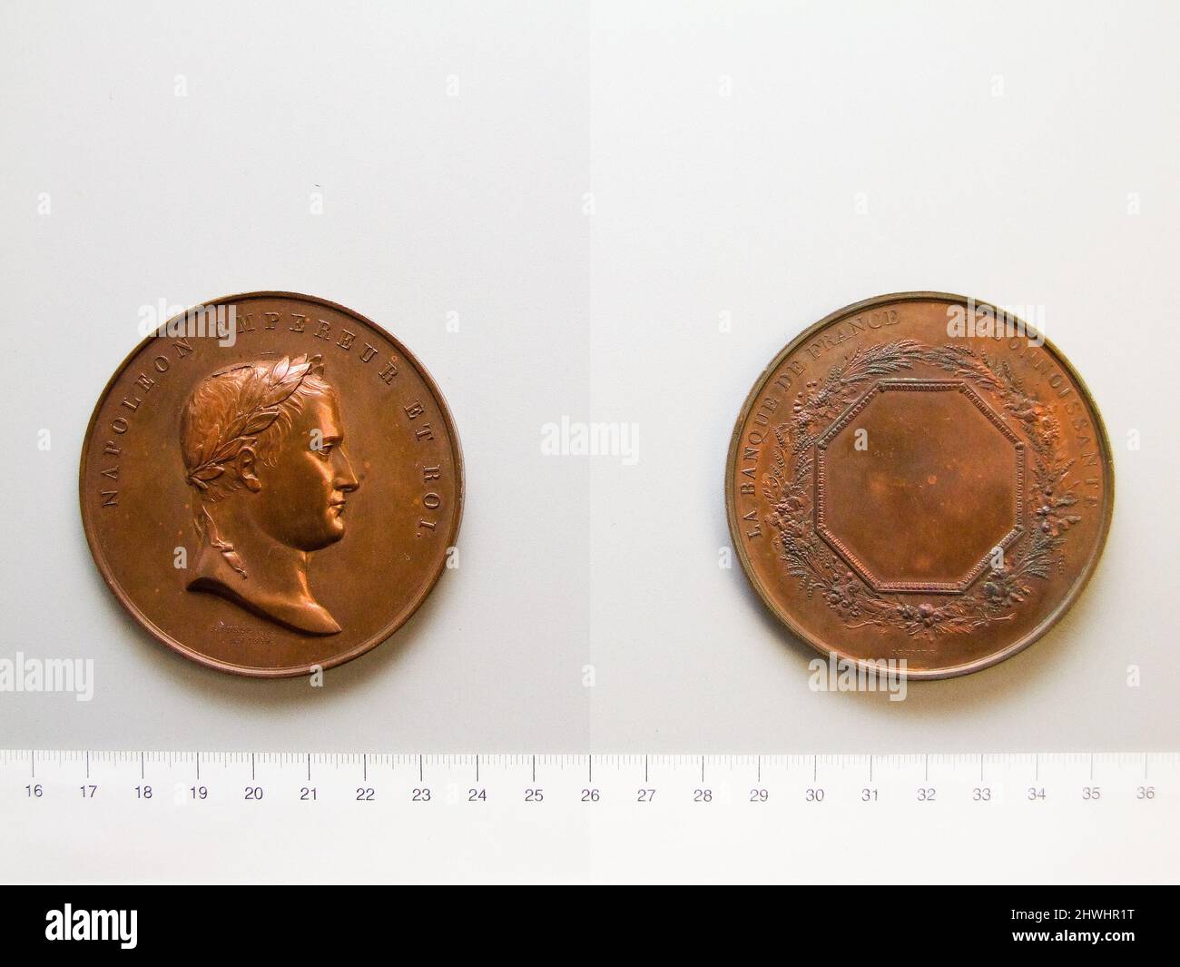 Medal of Napoleon and the Restoration of the Bank of France from France ...