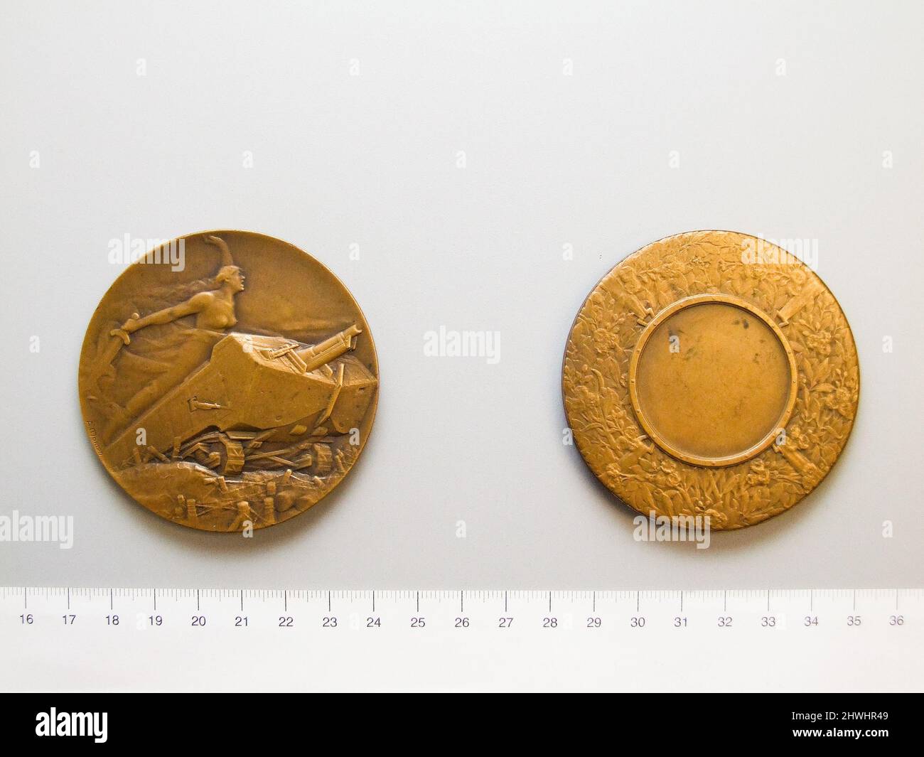 Medal of Les Chars d’Assaut (The Tank) from France. Mint: Paris Artist ...