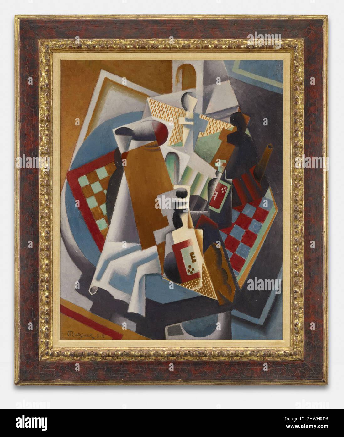 Nature Morte. Artist: Jean Metzinger, French, 1883–1956 Stock Photo - Alamy