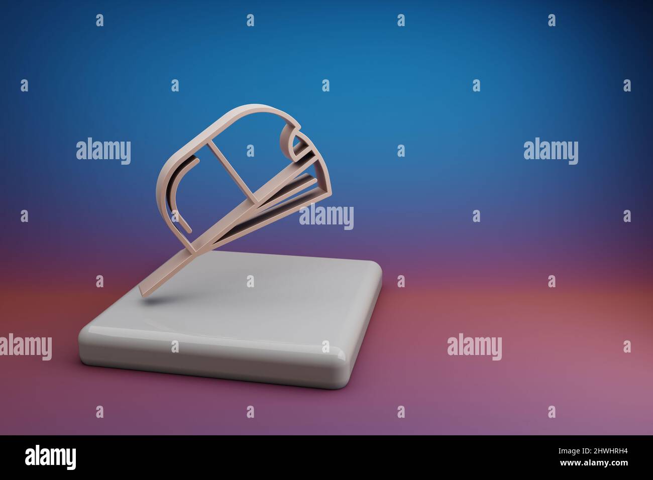 Wonderful Rap Music. Beautiful music symbol icons on a ceramic stand ...