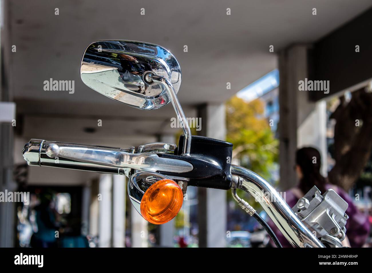 Tel Aviv, Israel - March 04, 2022 Harley Davidson motorcycle parked in ...