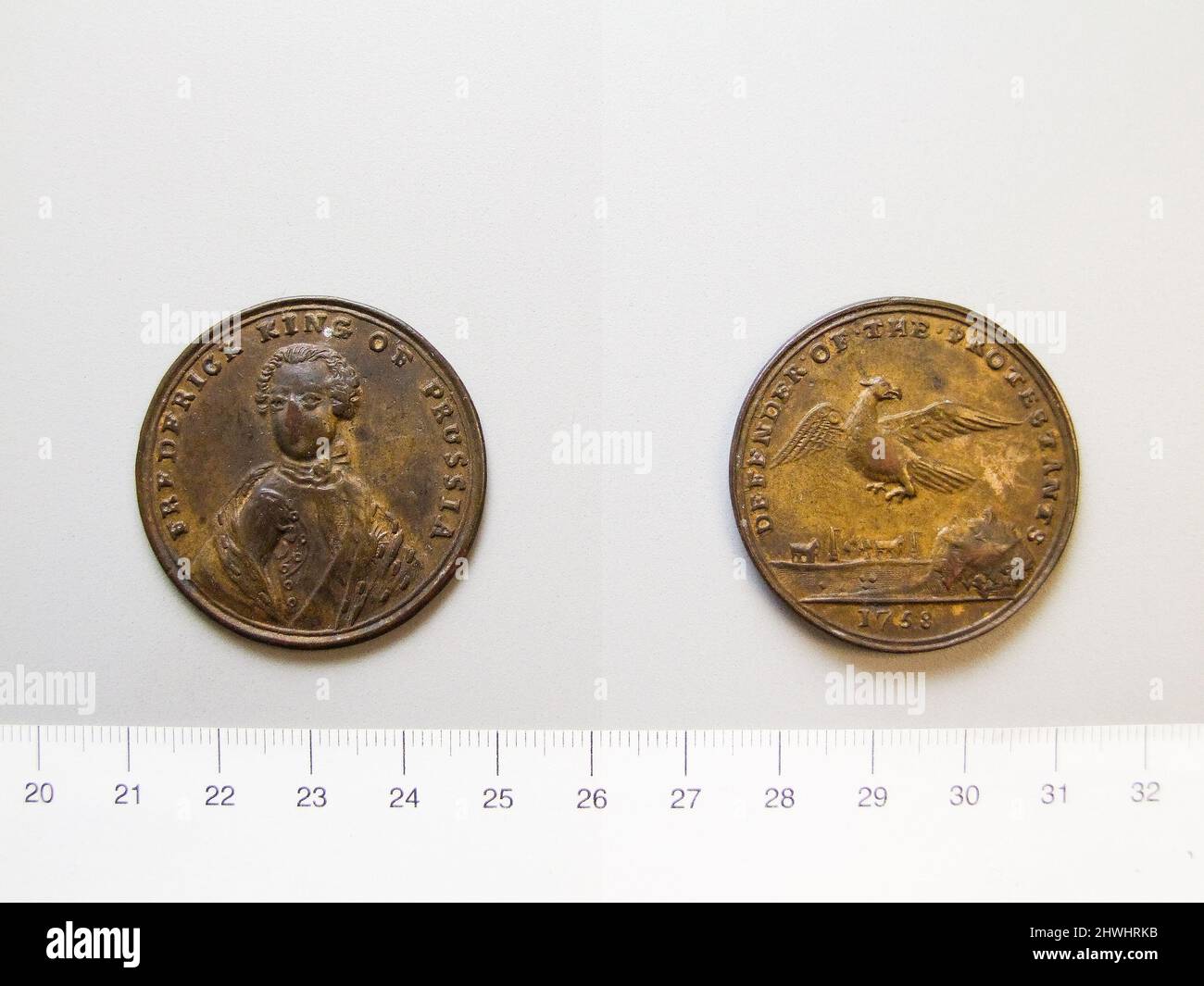 Medal of Frederick the Great, Defender of Protestants. Subject ...