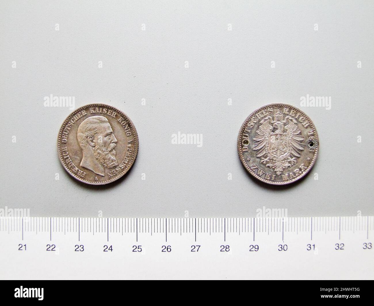 Silver mark of Frederick III. Subject: Frederick III, King of Prussia ...