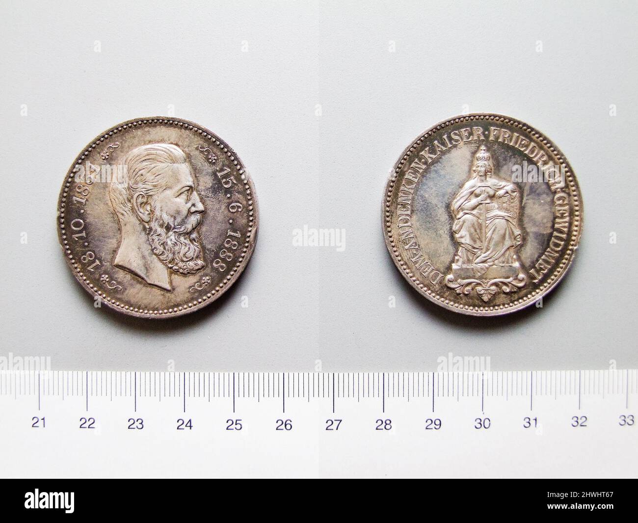 Medal of Frederick III’s death. Subject: Frederick III, King of Prussia ...