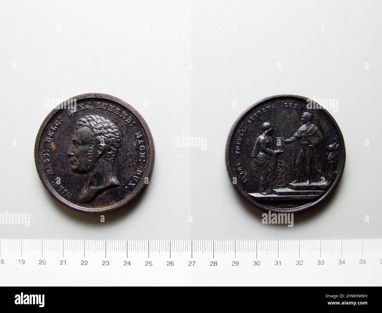 Medal of King William of the United Netherlands. Ruler: King William of ...