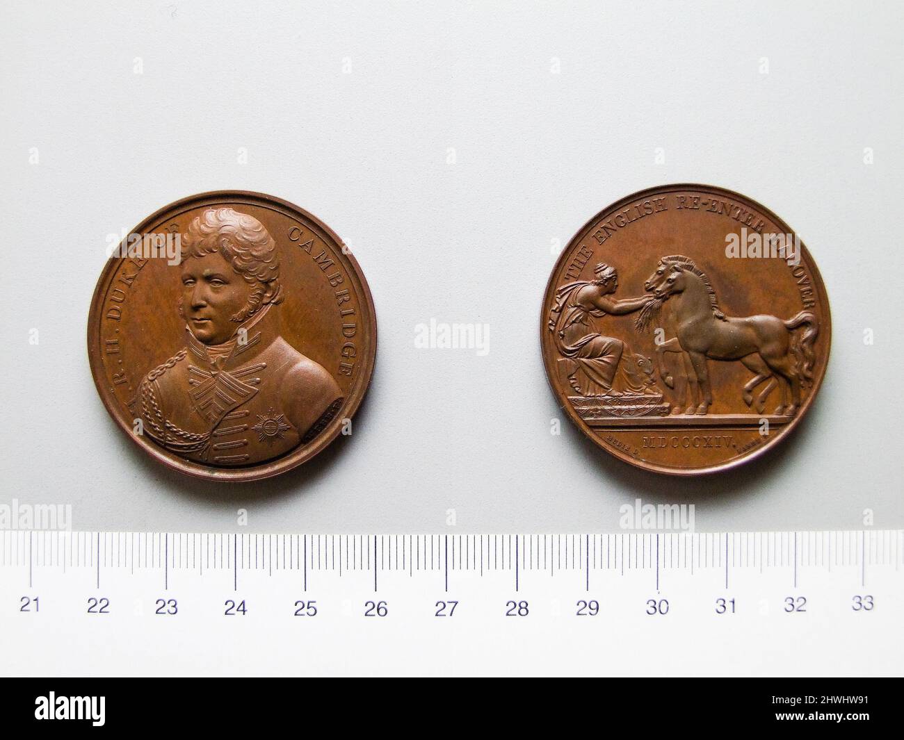 Medal of the Duke of Cambridge. Artist: James Mudie Artist: Barre ...