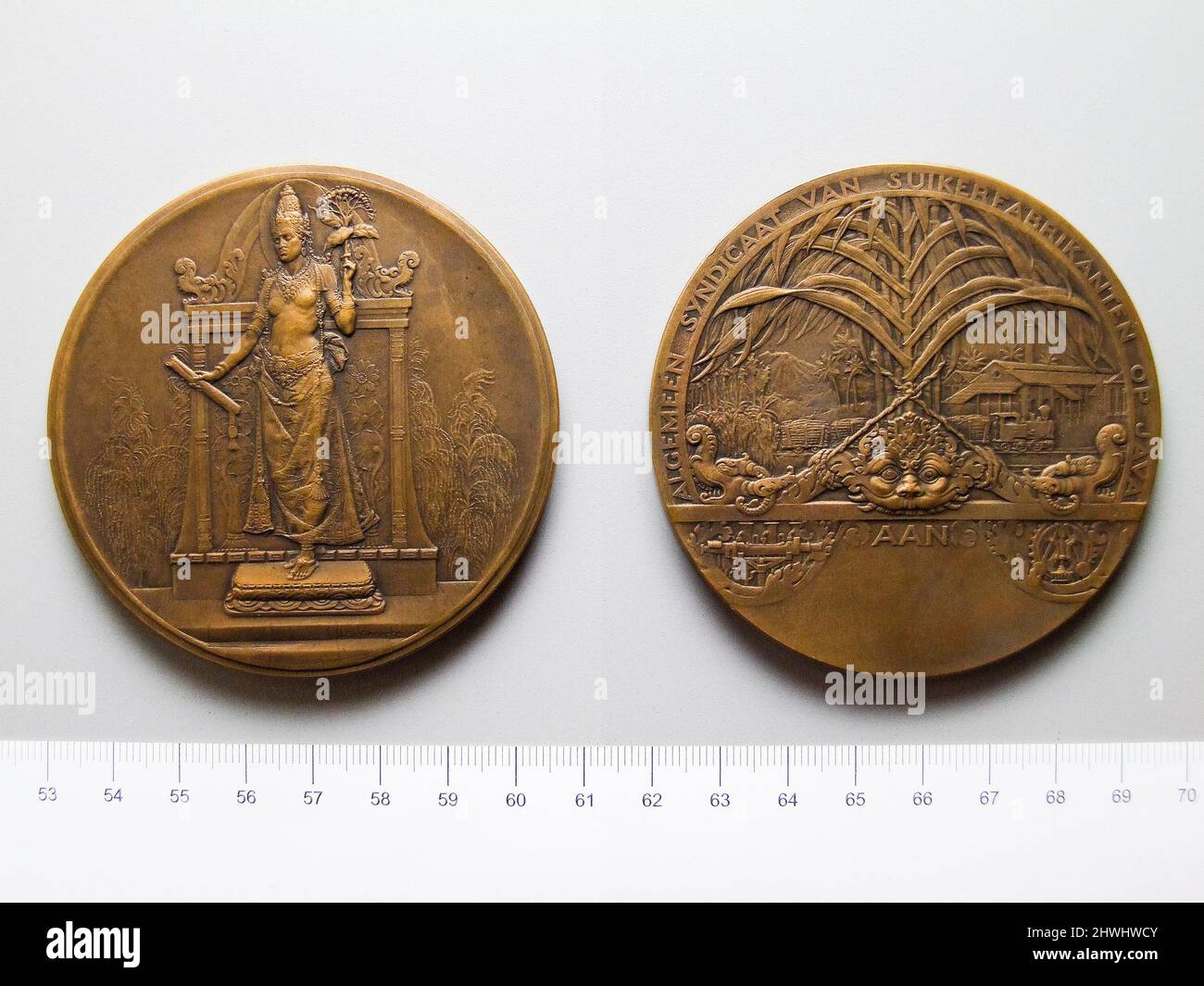 Medal of Java Sugar Syndicate. Artist: Rudolf Mayer, Austrian, 1846 ...