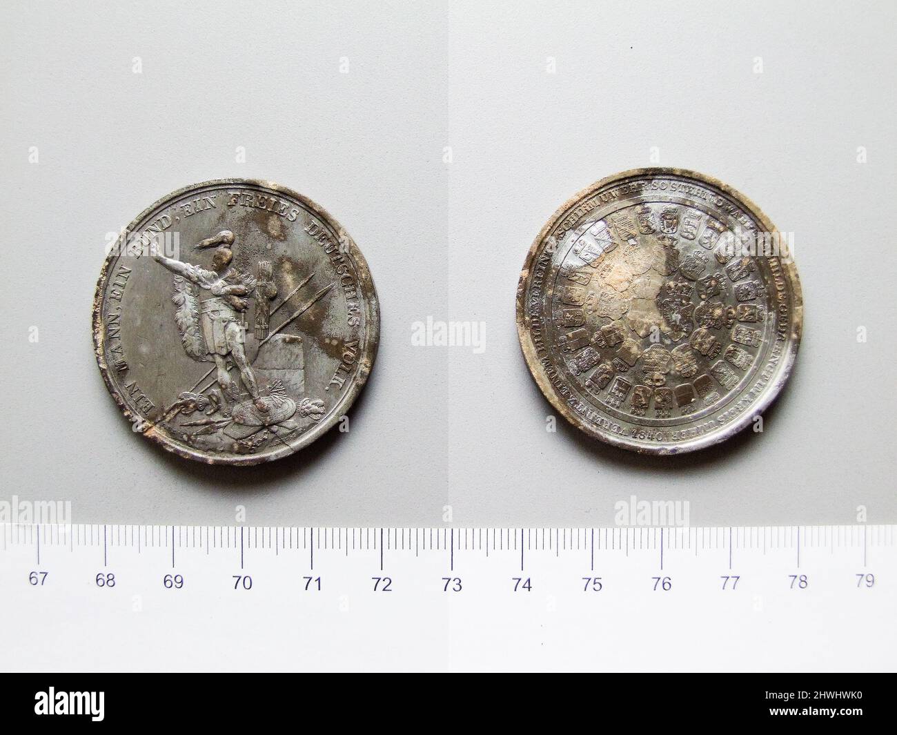 Medal of German Unification. Artist: Johan Jakob Neuss, German, 1765 ...