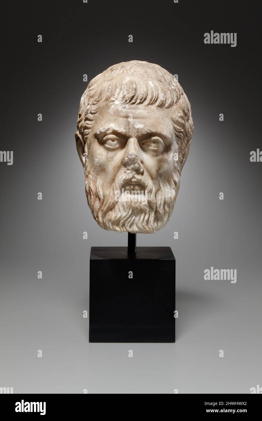 Greek philosopher plato portrait hi-res stock photography and images ...