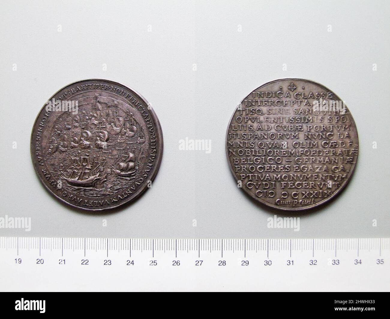 Medal of Dutch Capture of Spanish Treasure in Cuba. Subject ...