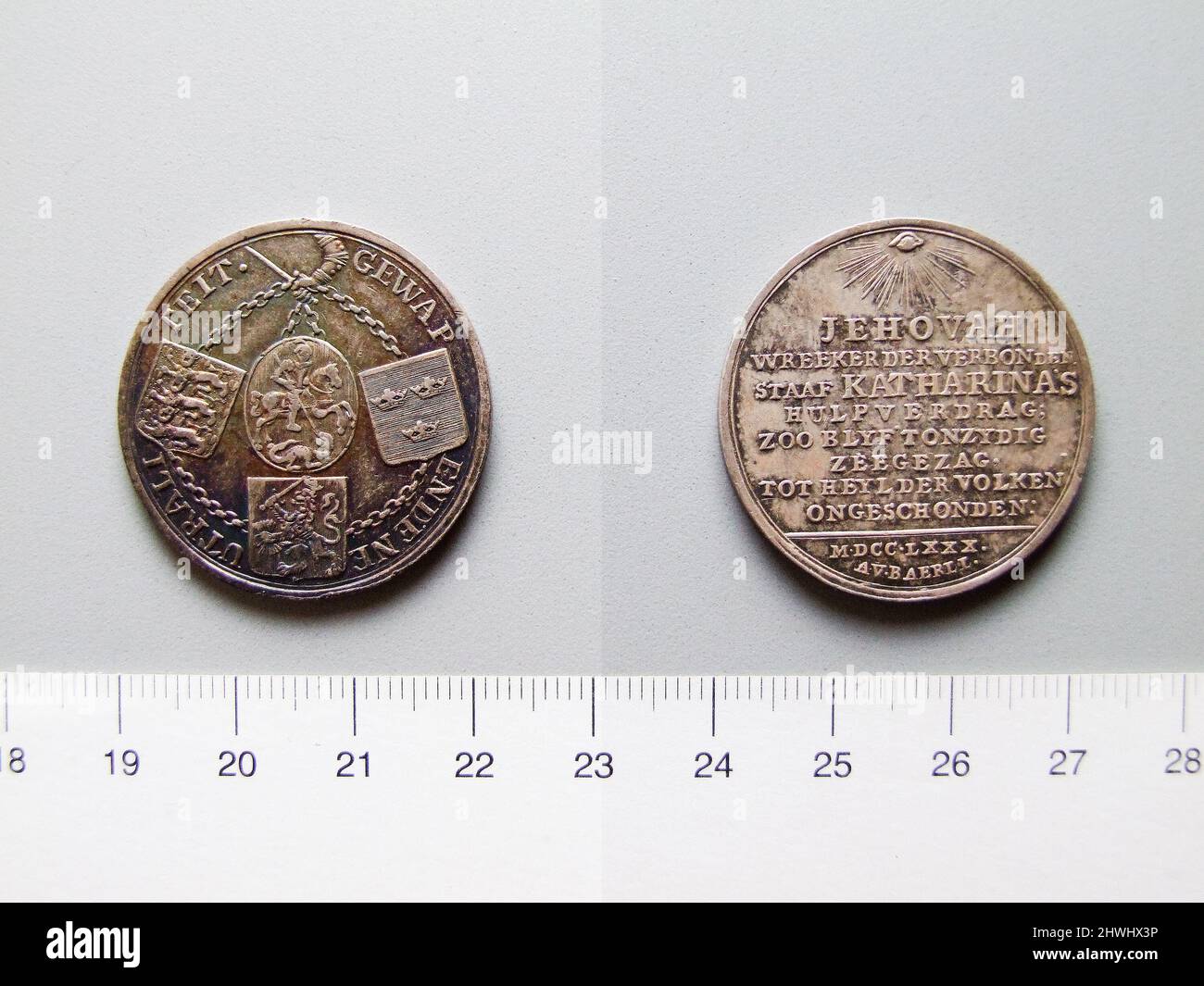 Medal of Armed Neutrality Treaty. Mint: Unknown Stock Photo - Alamy