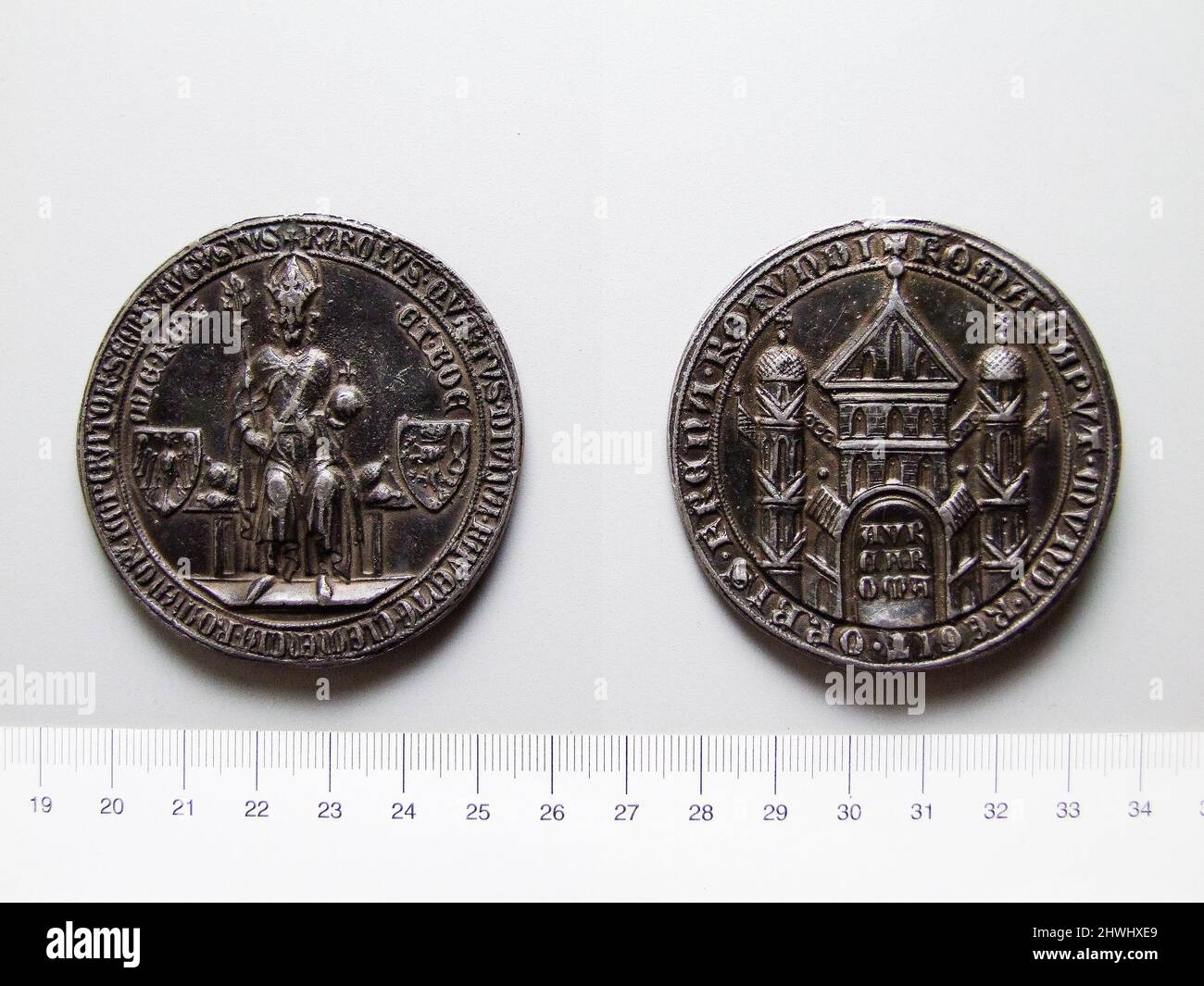 Medal of Charles IV. Subject: Charles IV, Holy Roman Emperor, Bohemian ...