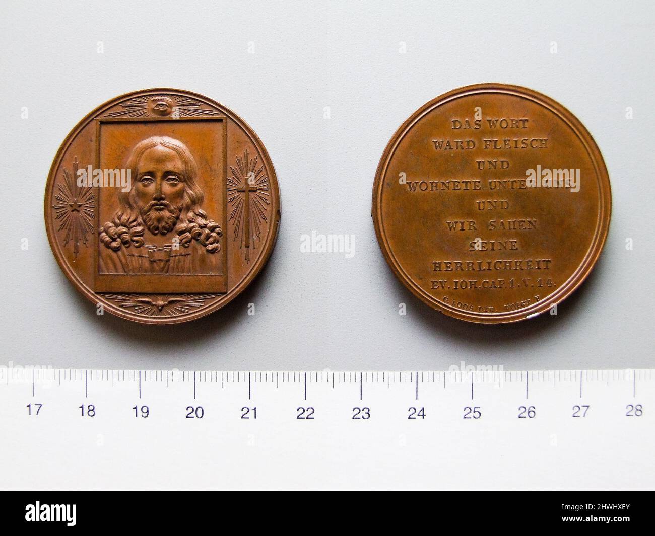 Medal of Jesus Christ. Artist: Carl Friedrich Voigt, German, 1800–1874 ...