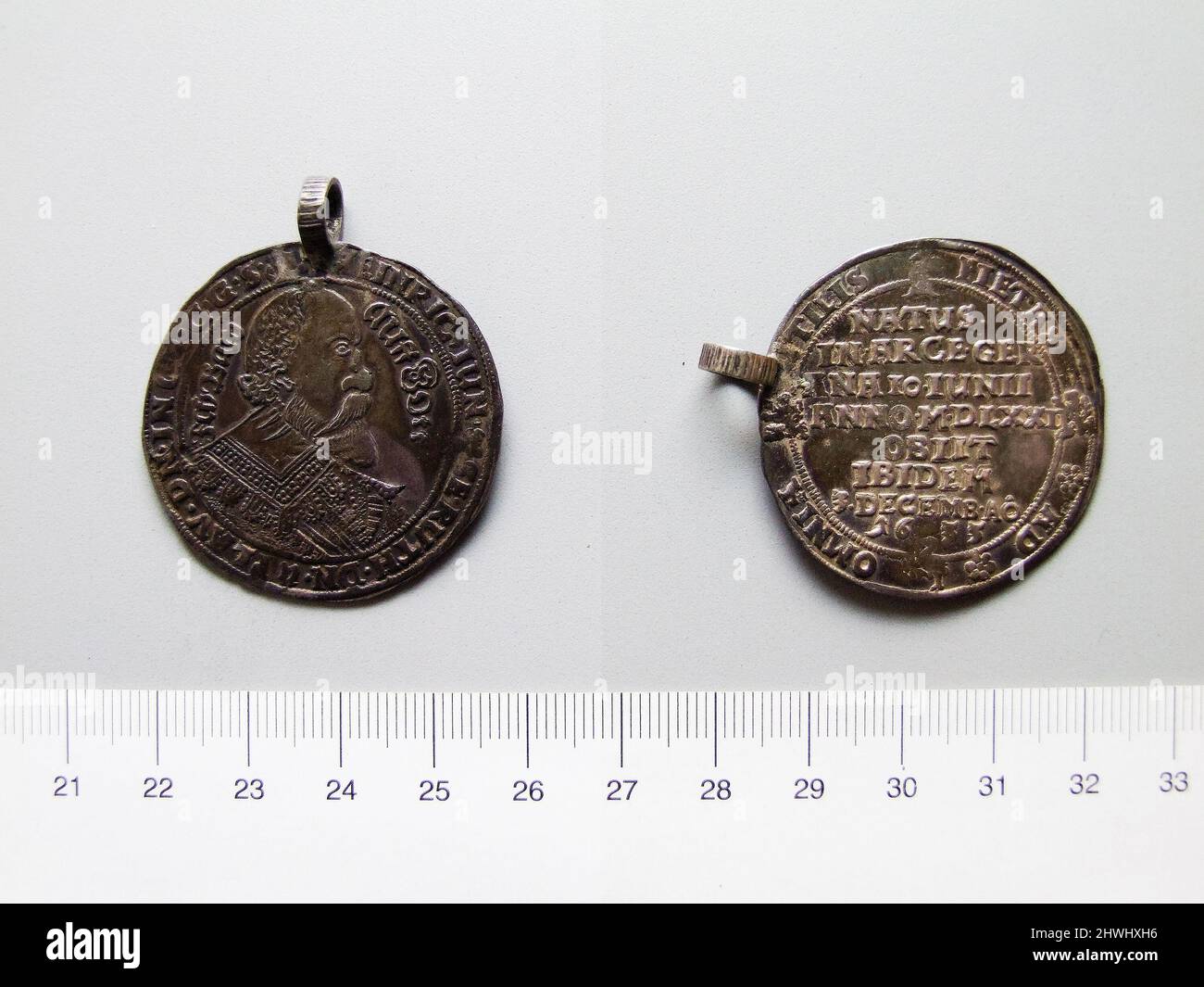 Medal of Heinrich Posthumus Reuss. Subject: Prince Heinrich Posthumus ...