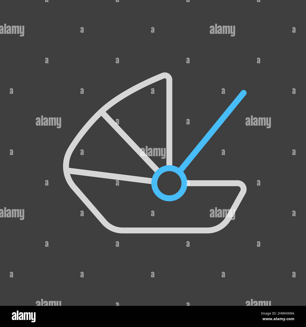 Carrycot baby vector isolated icon. Graph symbol for children and newborn babies web site and ...