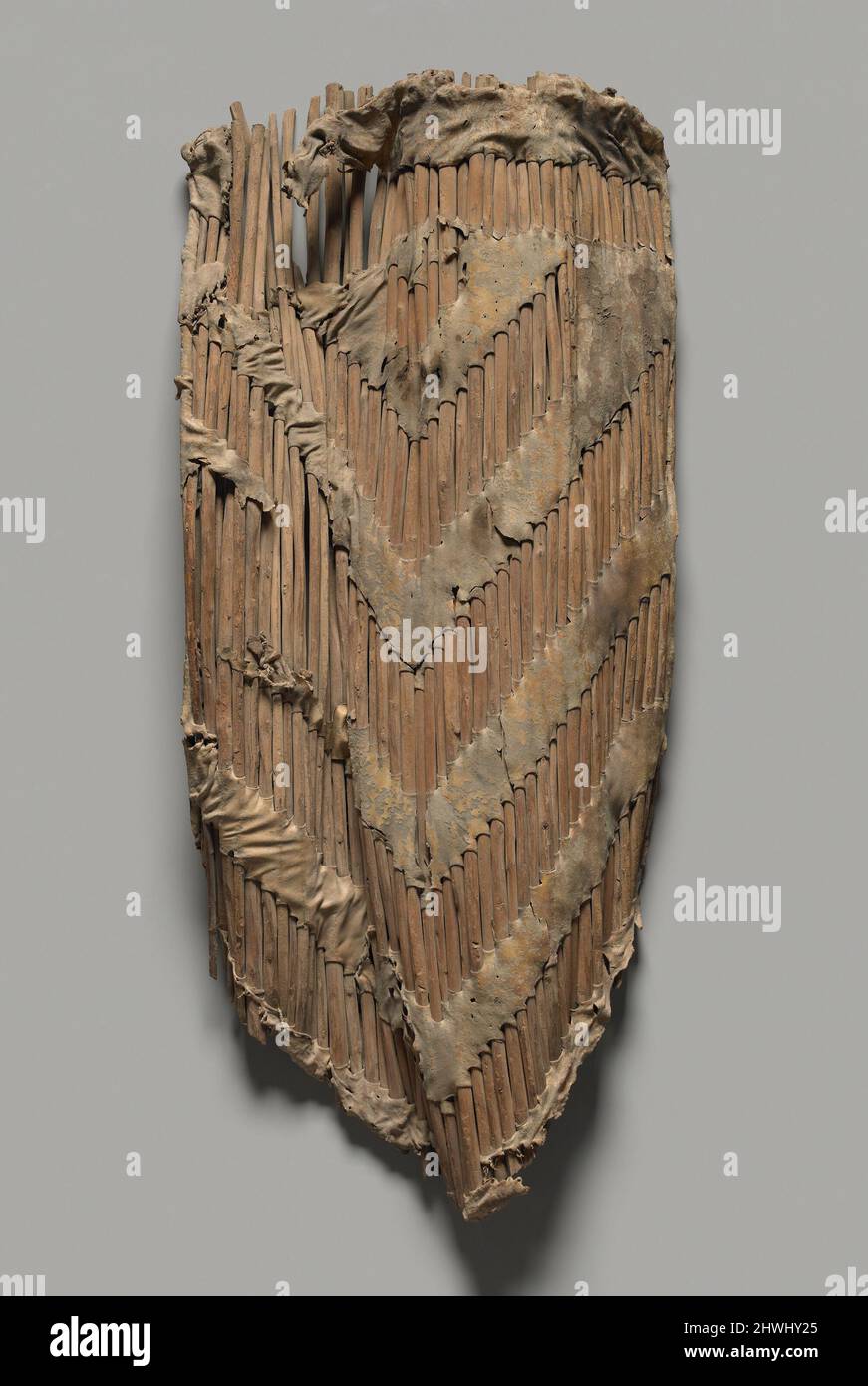 Wicker And Leather Shields