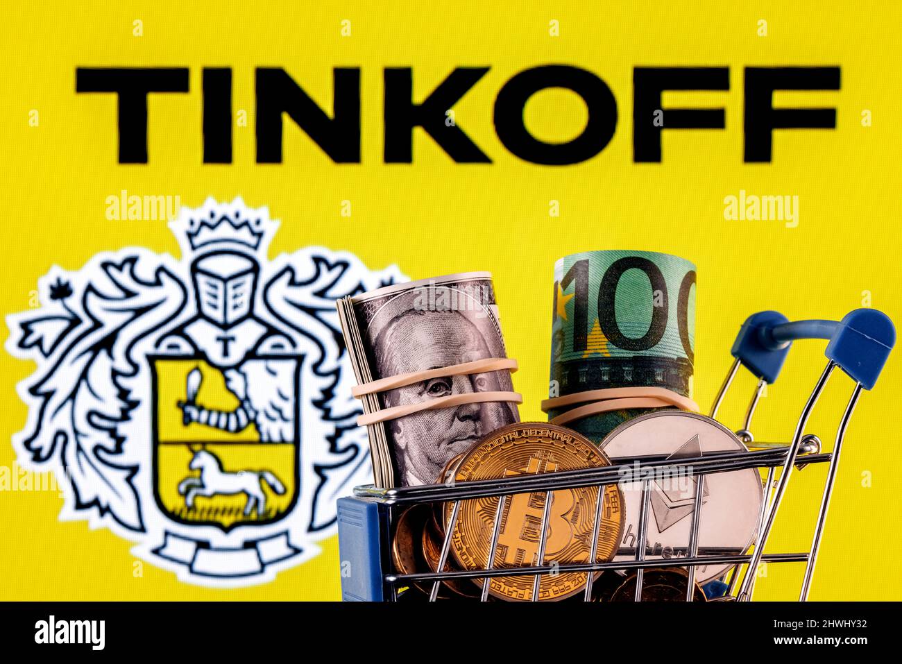 Tinkoff logo hi-res stock photography and images - Alamy