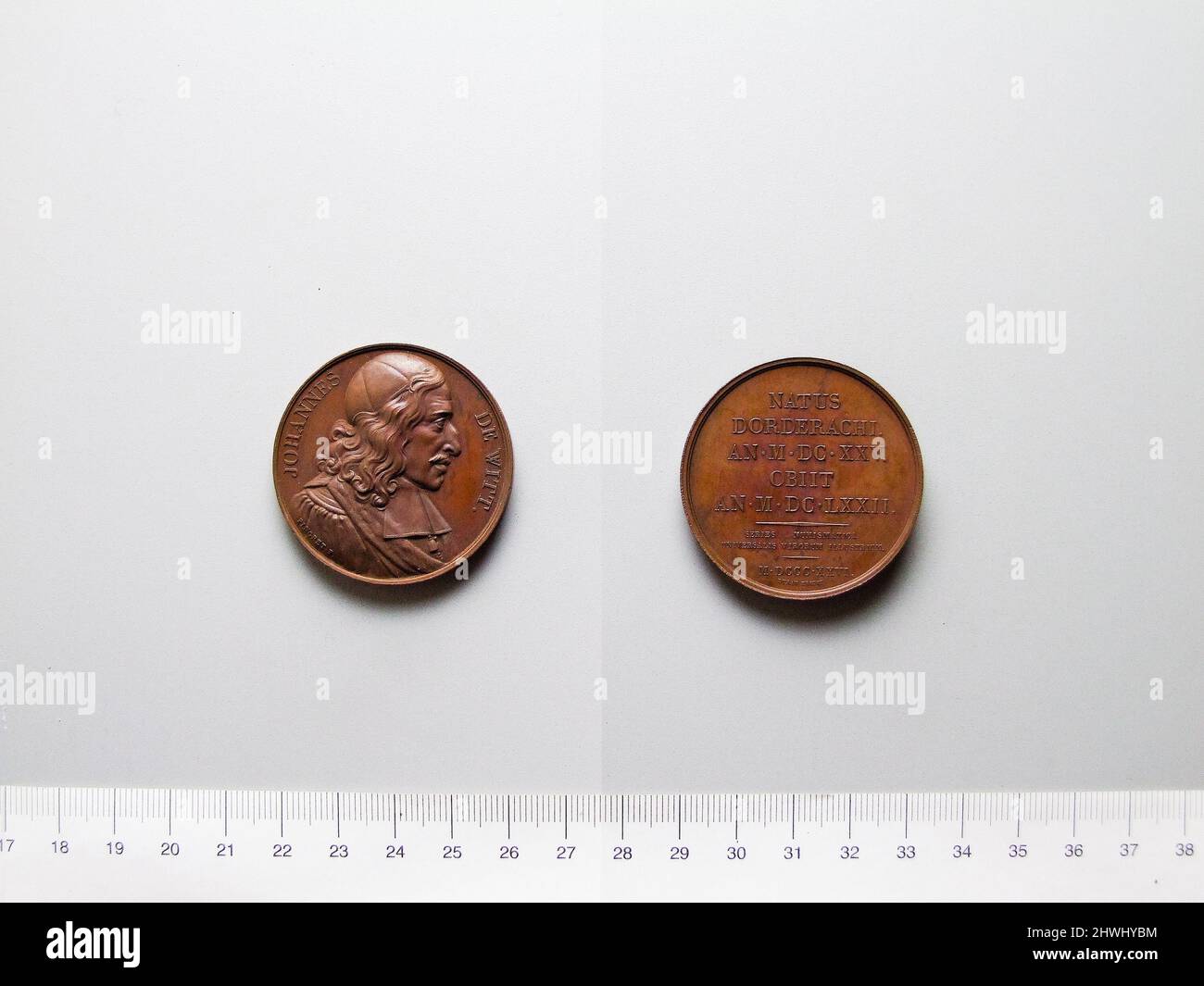 Medal Commemorating Jan de Witt. Subject: Jan de Witt, Dutch, 1625–1672 ...