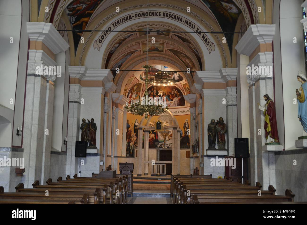 Dome of the Church of Our Lady of the Snows on Tekije Stock Photo - Alamy