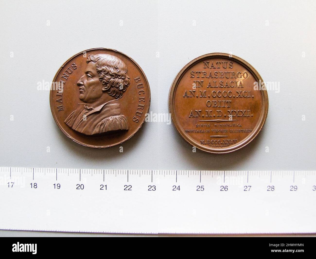 Medal of Martin Bucer. Subject: Martin Bucer, German Reformer, 1491 ...