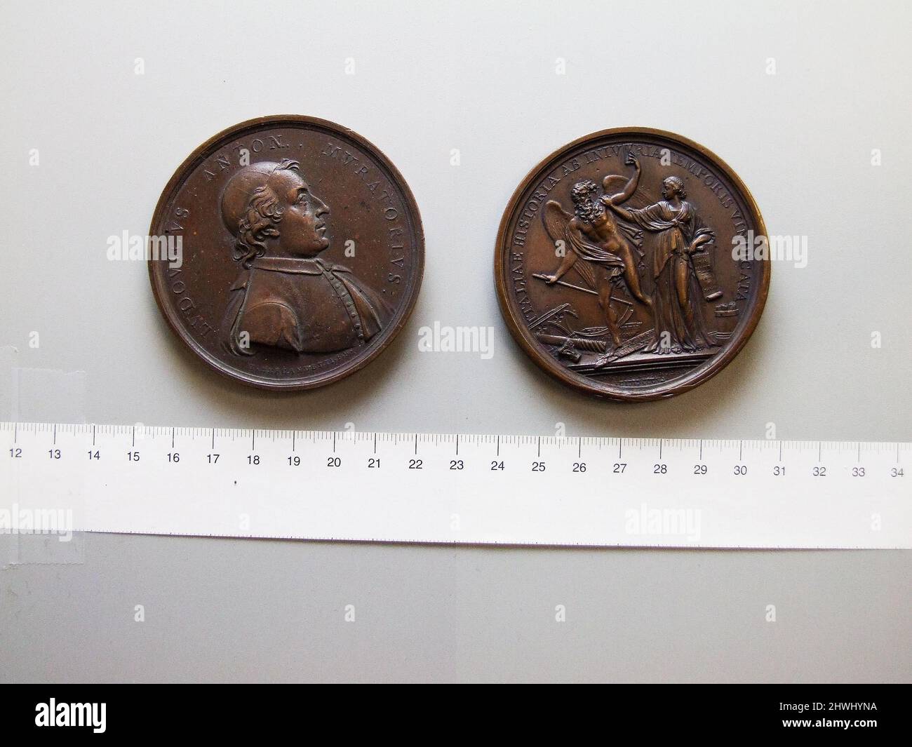 Medal Commemorating L. A. Muratori. Subject: Ludovico Antonio Muratori ...