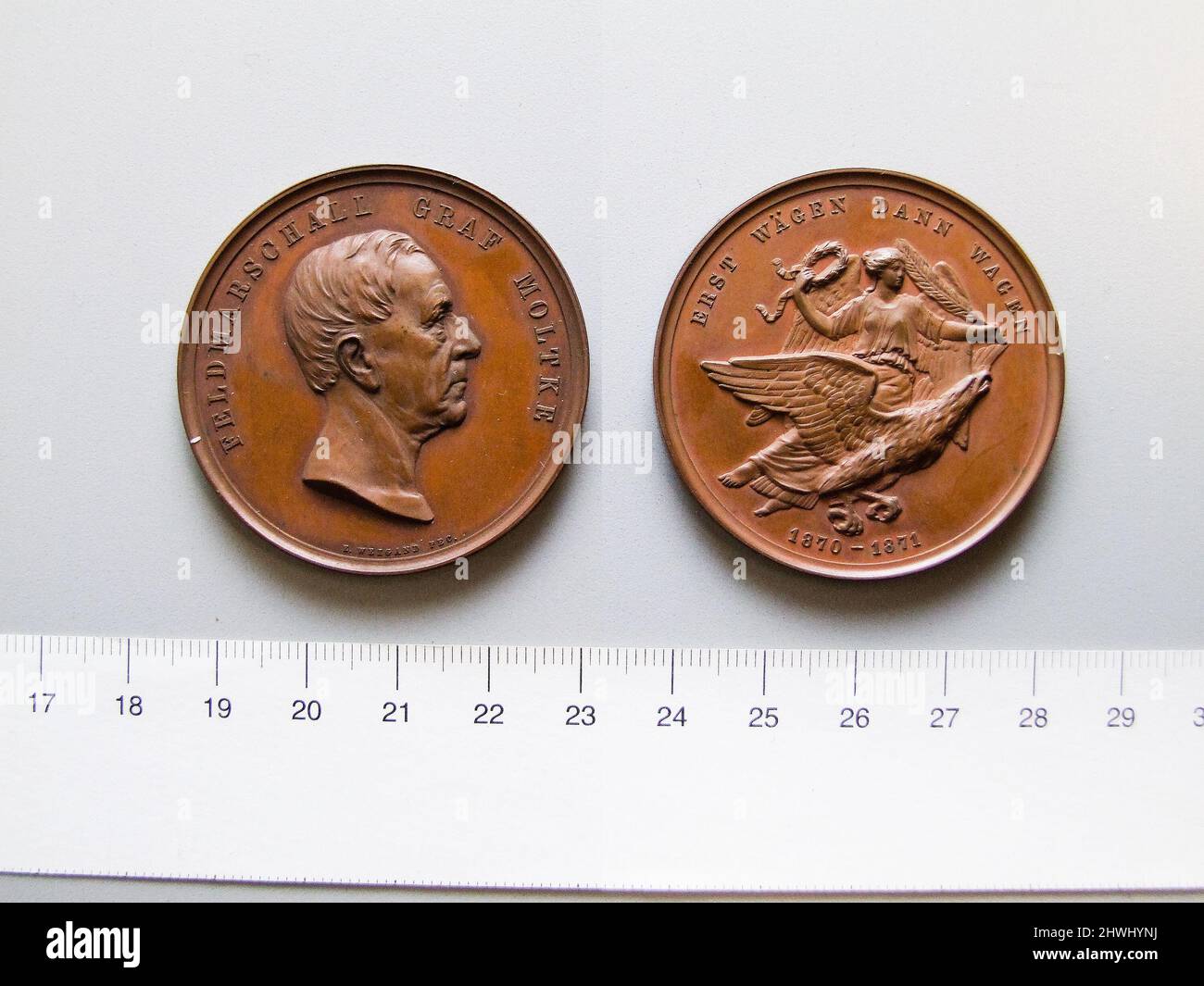 Medal of Helmuth von Moltke the Elder. Subject: Helmuth von Moltke the ...