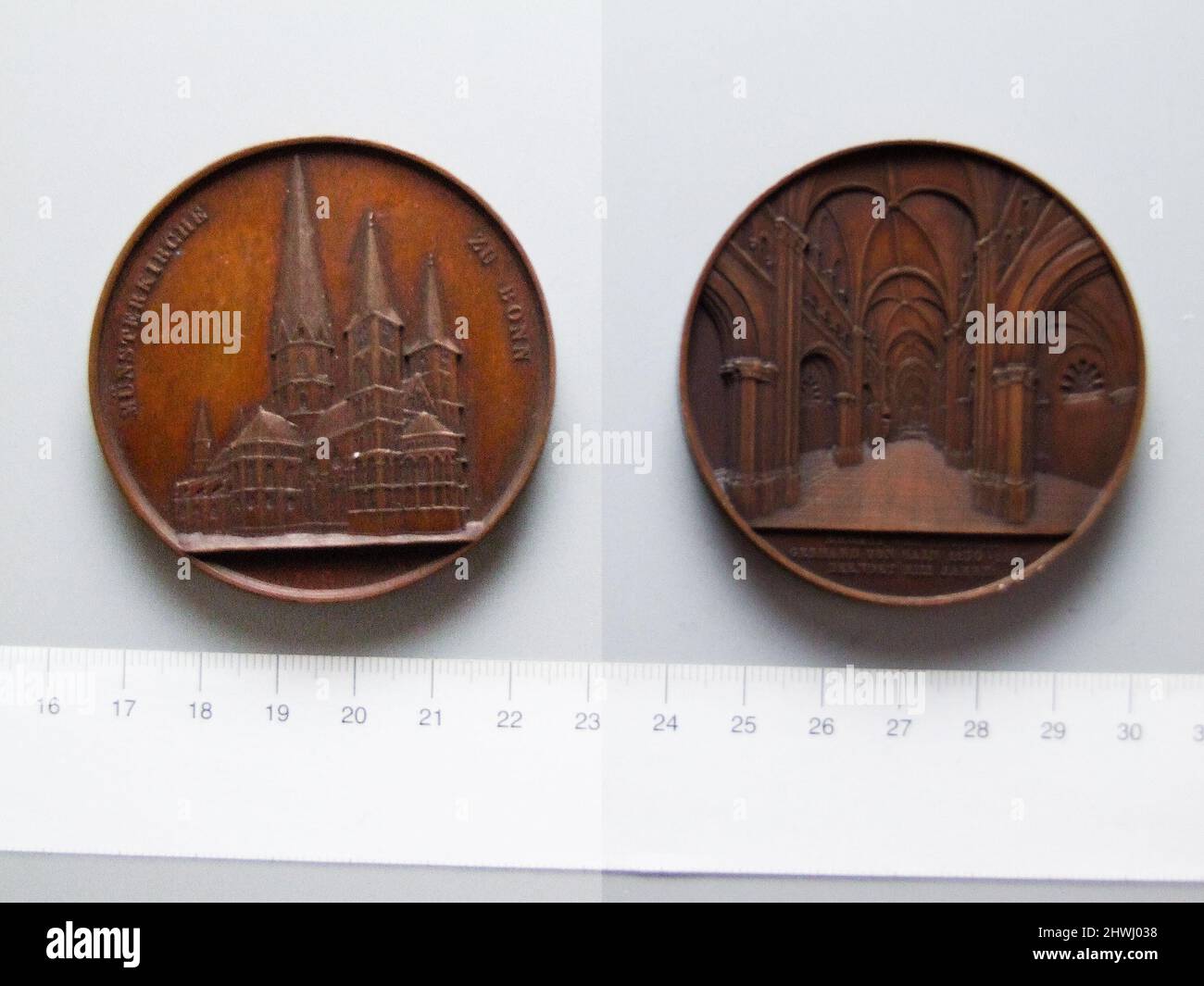 Belgian Medal of the Bonn Minster (Germany). Mint: Unknown Artist ...