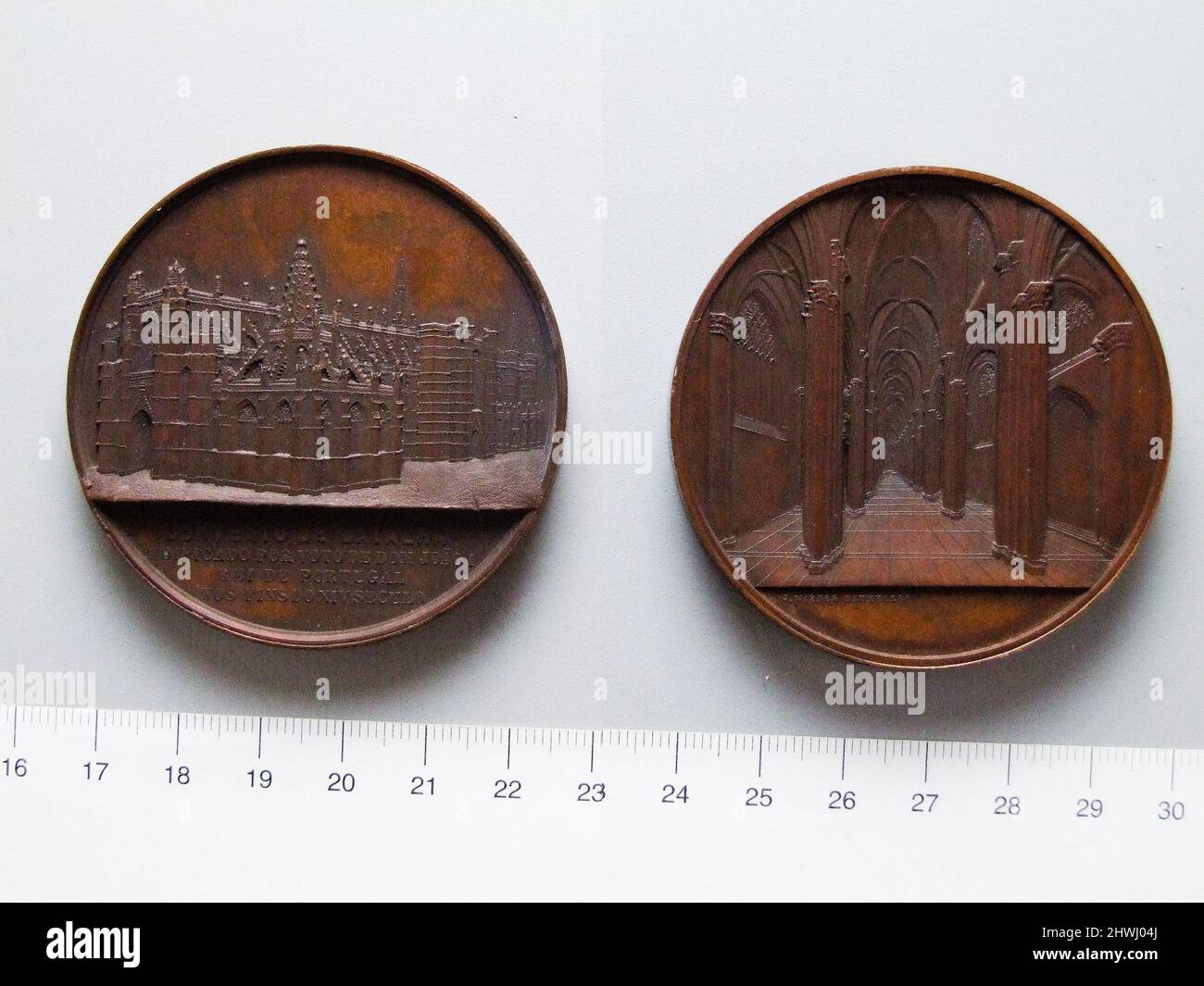 Belgian Medal of the Batalha Monastery (Portugal). Mint: Unknown Artist ...