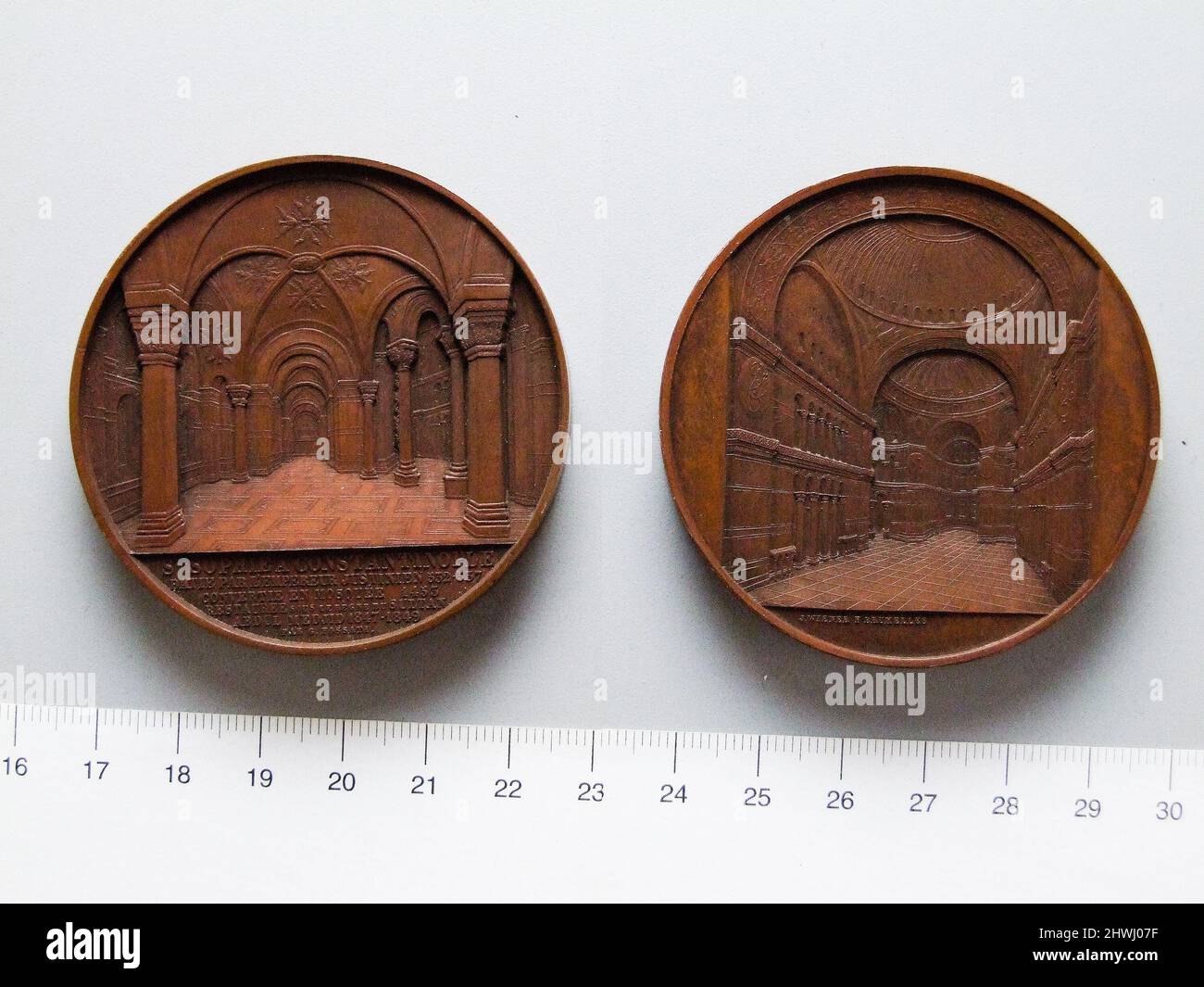 Belgian Medal of the Hagia Sophia (Turkey). Mint: Unknown Artist ...