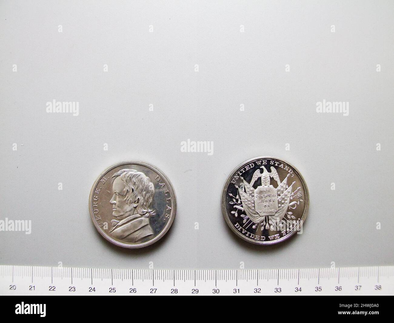 Medal of George M. Dallas. Subject: George M. Dallas Mint: Board of ...