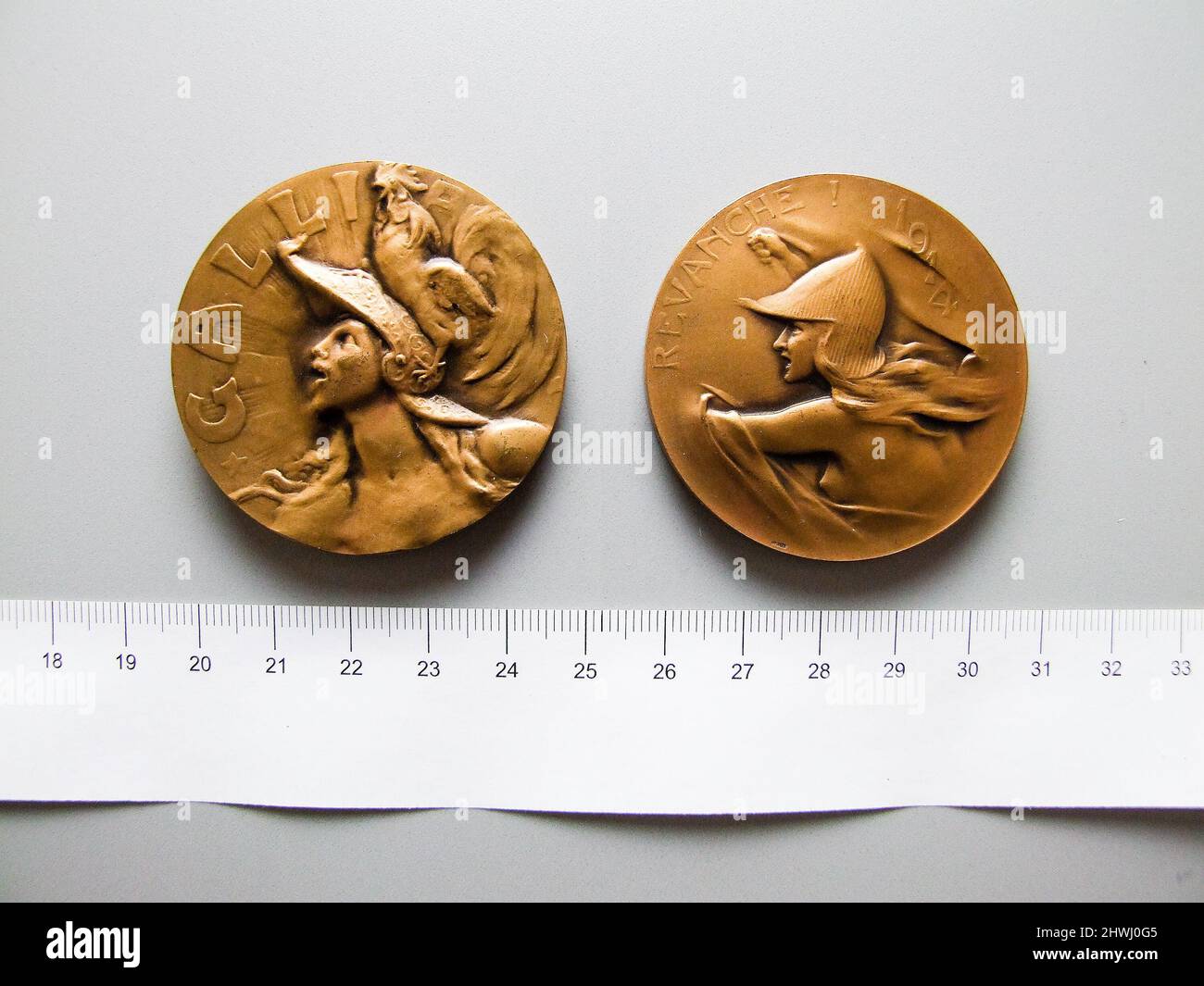 Medal Commemorating the Revenge. Artist: Louis-Oscar Roty, French, 1846 ...