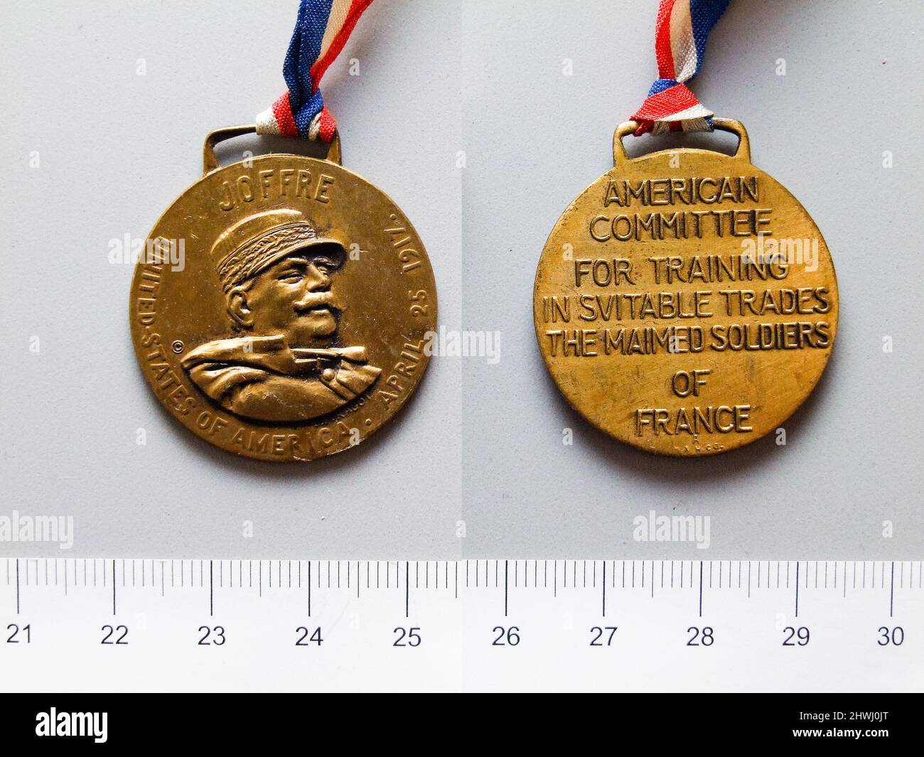 Medal of America of Joffre, the American Committee for Training in ...