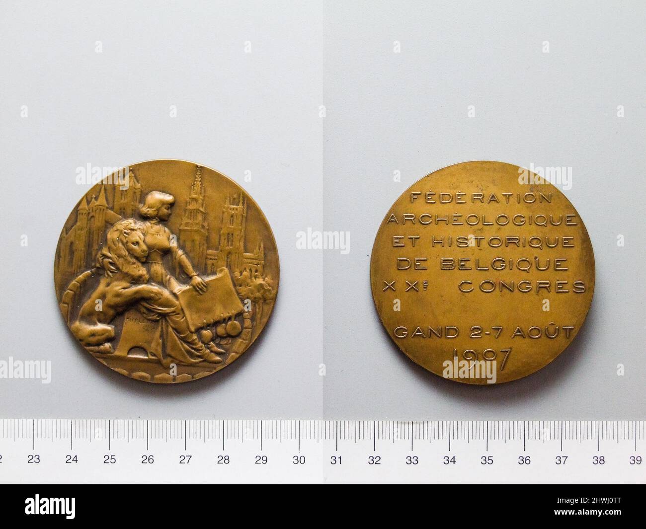 Medal Commemorating Meeting of Archaeological and Historical Federation ...