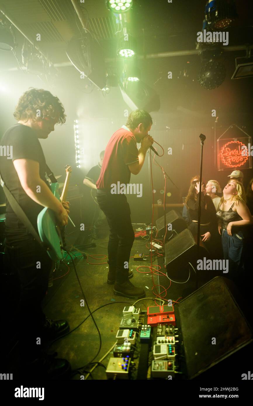 Edinburgh, Scotland. Sat 5 March 2022. Belfast-based Irish noise-punk ...