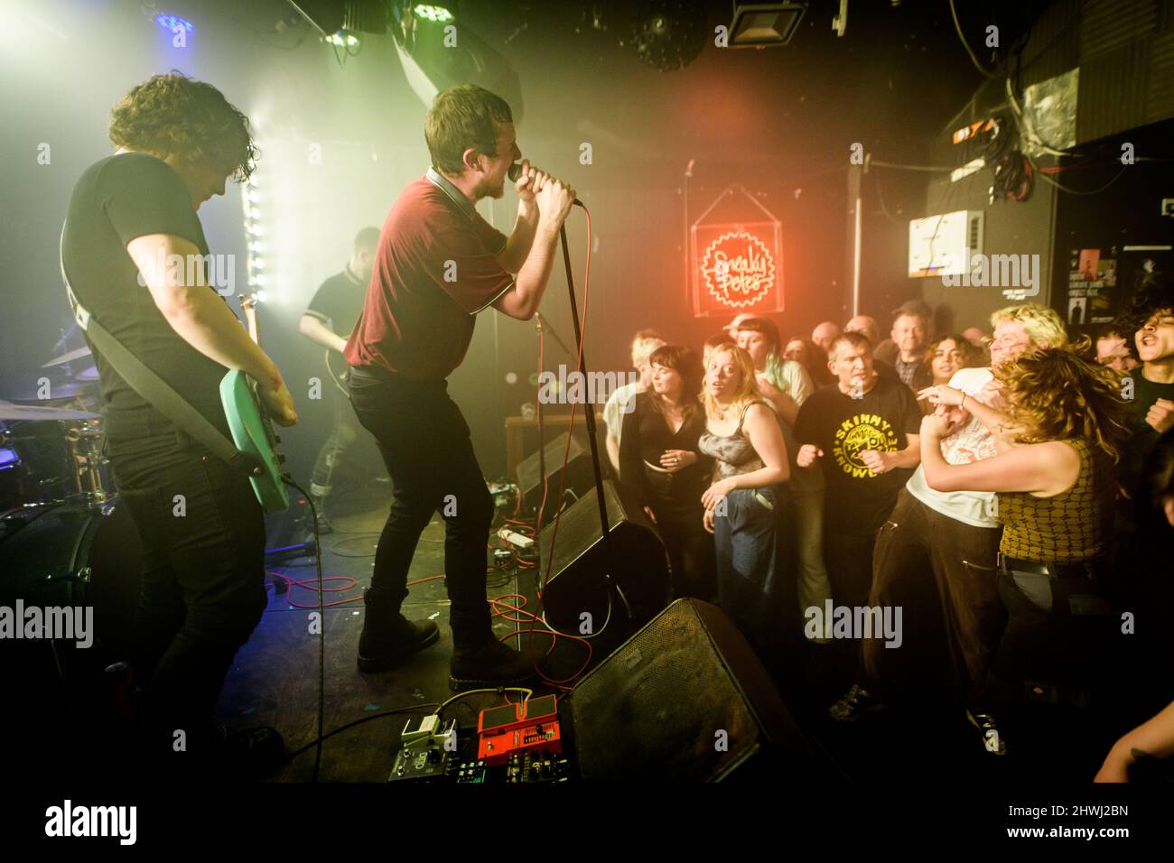 Edinburgh, Scotland. Sat 5 March 2022. Belfast-based Irish noise-punk ...