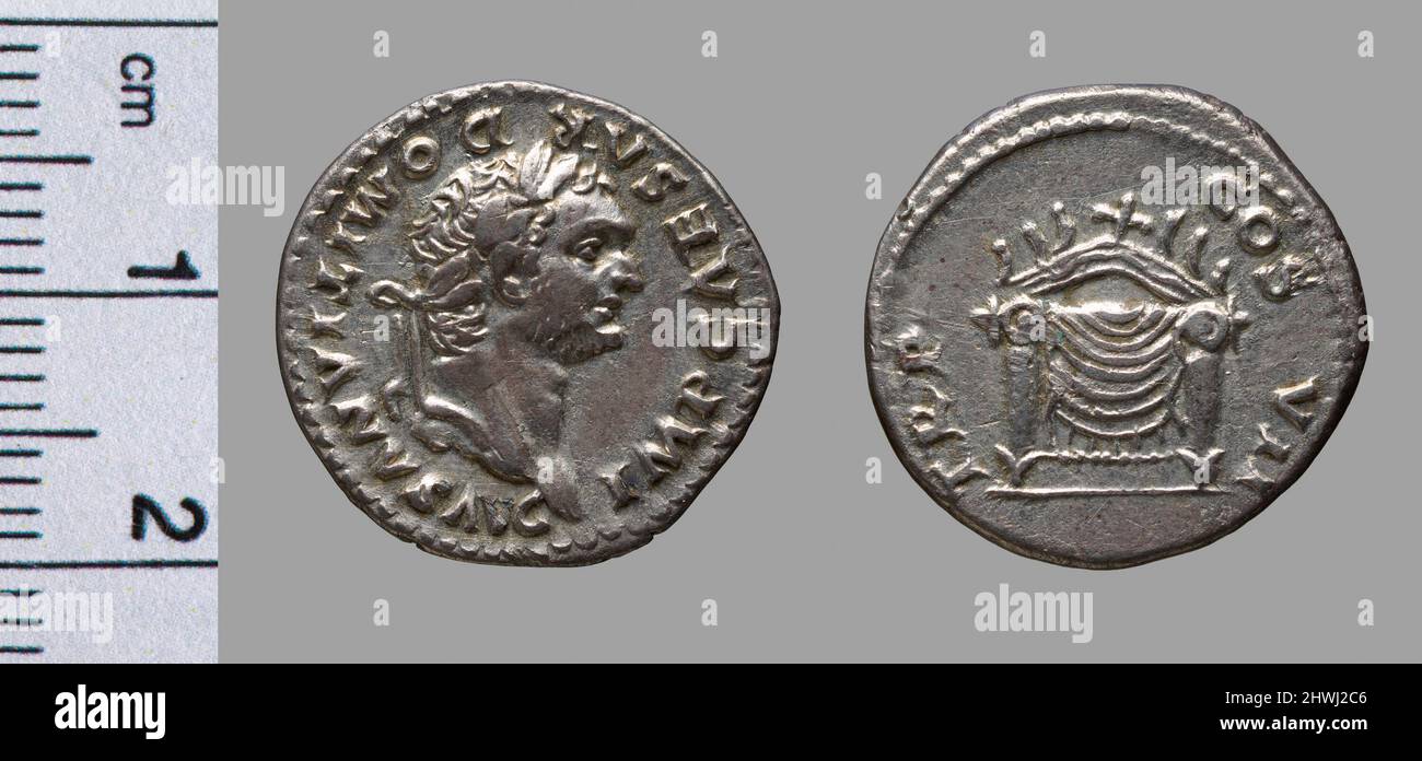 Denarius of Domitian, Emperor of Rome from Rome. Ruler: Domitian ...