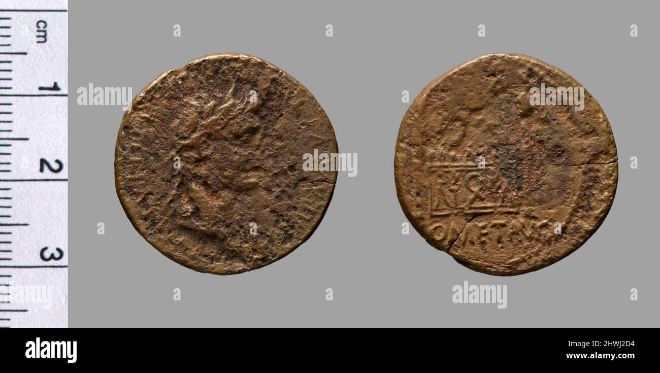 Dupondius of Augustus, Emperor of Rome from Lugdunum. Ruler: Augustus ...