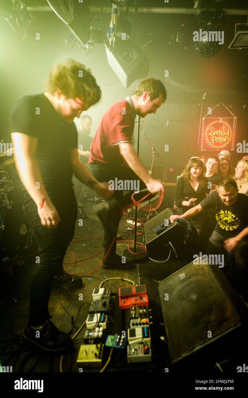 Edinburgh, Scotland. Sat 5 March 2022. Belfast-based Irish noise-punk ...