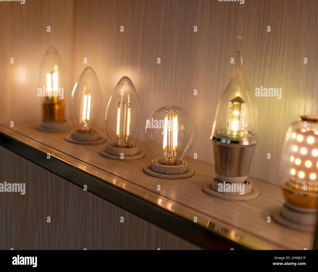 some led lamps blue light science technology background Stock Photo - Alamy