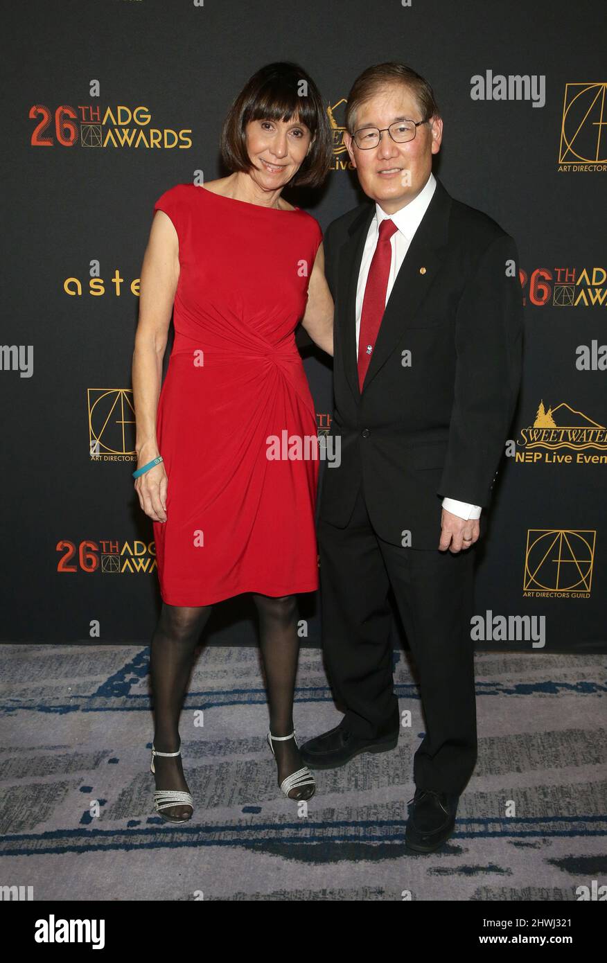 Los Angeles, Ca. 5th Mar, 2022. Denise Okuda, Michael Okuda, at the ...