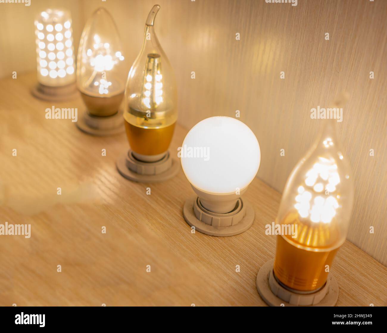 some led lamps blue light science technology background Stock Photo - Alamy