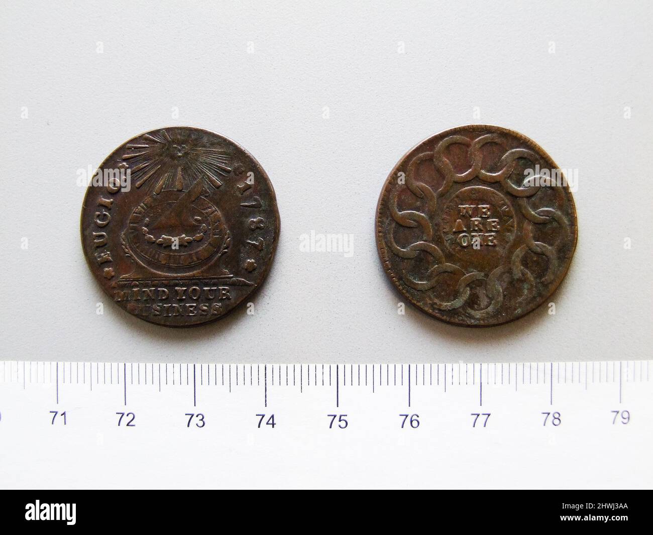 Early american money engraving hi-res stock photography and images - Alamy